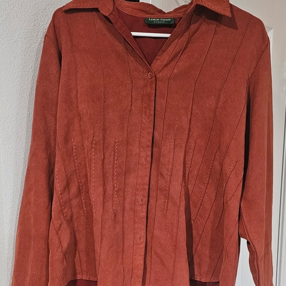 Lemon Grass Studio | Tops | Terracotta Buttonup Blouse | Poshmark